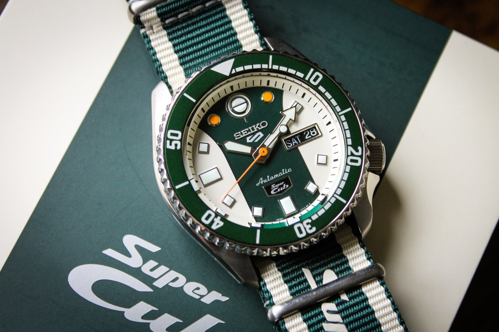 Seiko Sports 5 Super Cub Limited Edition: A Colourful Tribute to a Two ...